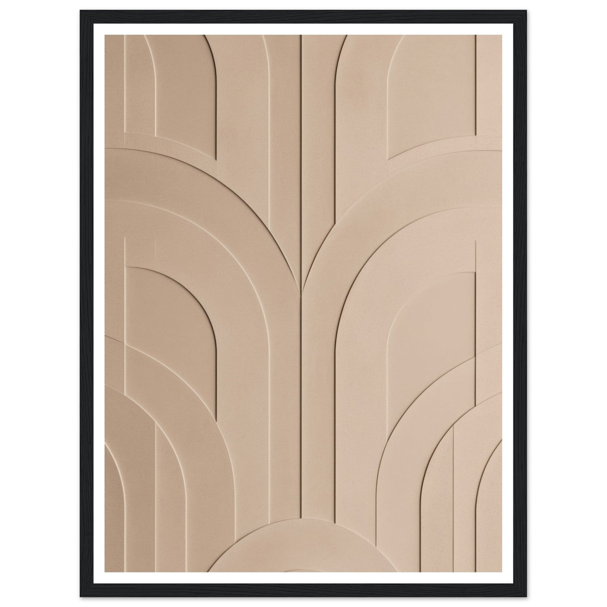 Textured Arch Rake Scrape Patterns Wall Art Print – ART ilk