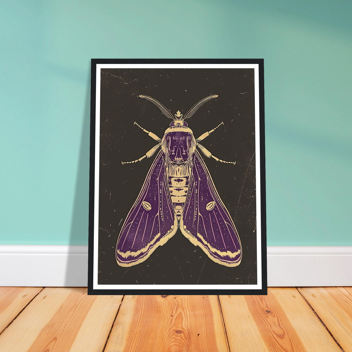 Dark Purple Moth Anatomy – ART ilk